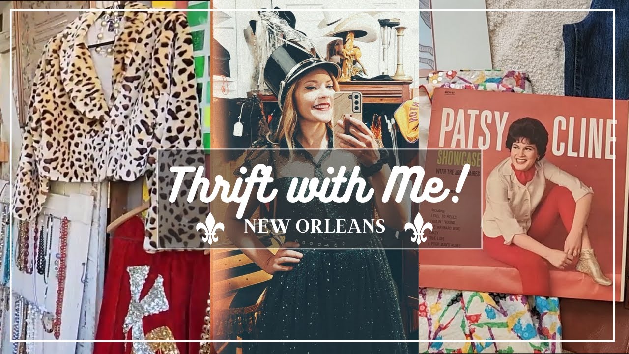 Thrifting & Antiquing in New Orleans | Designer Purse Find - YouTube