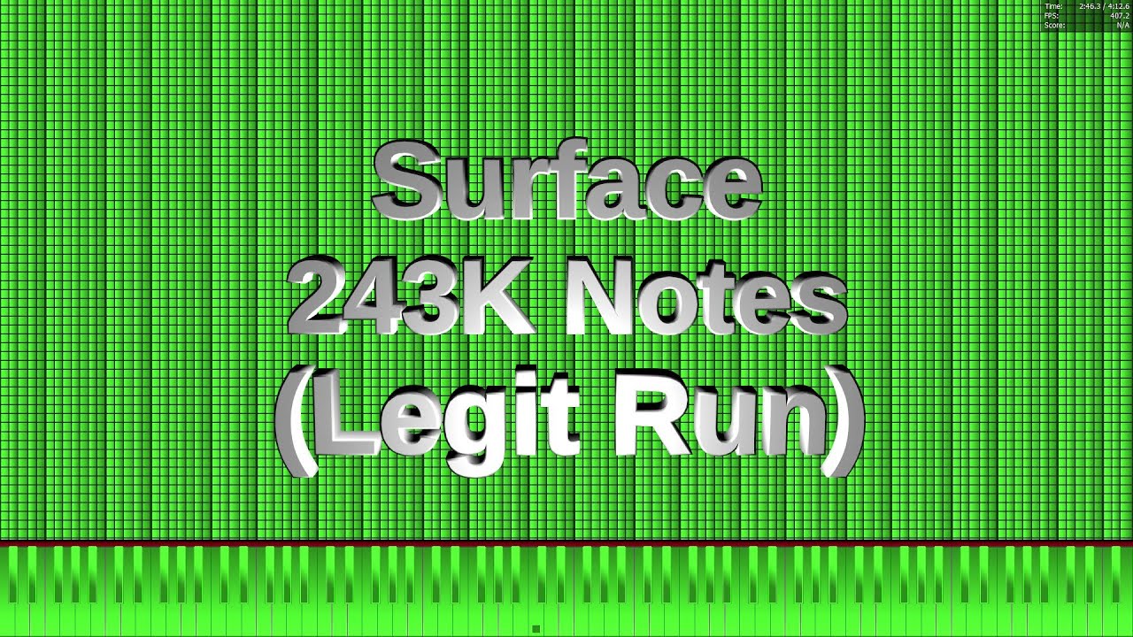 Black MIDI - Surface 243K Notes (Legit Run) - YouTube