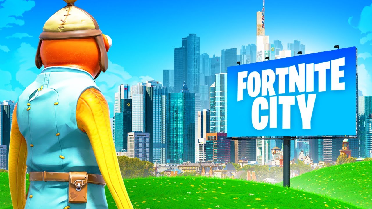 I Visited FORTNITE CITY! - YouTube