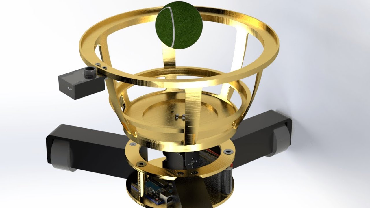 Tennis Ball Catching Robot - NX Concept Designer Walkthrough - YouTube