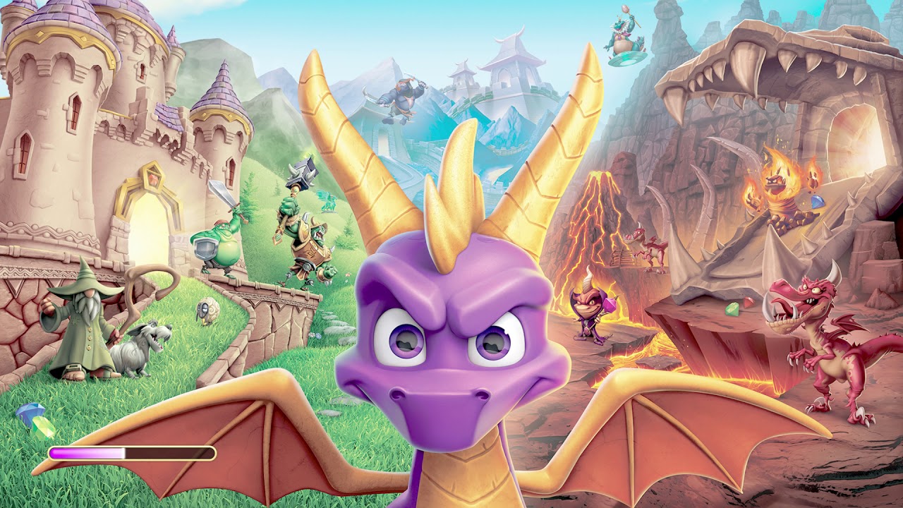Spyro Reignited Trilogy Loading Screen Gamma 1.9 - YouTube
