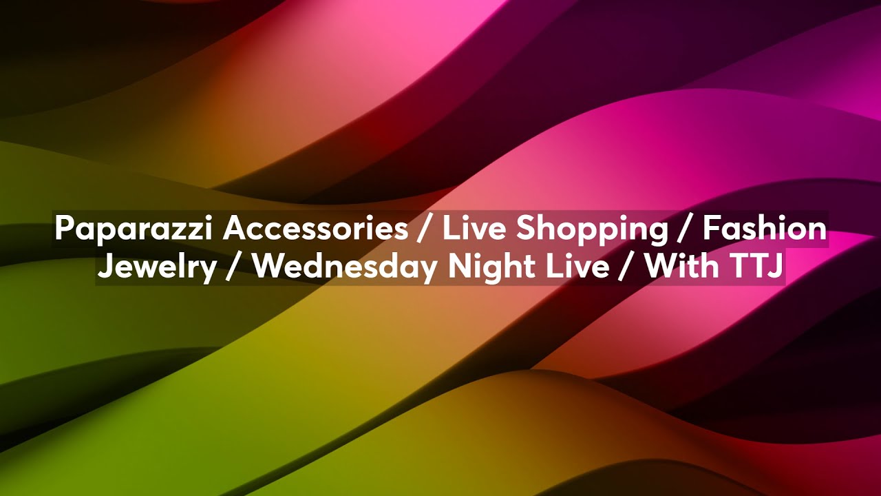 Paparazzi Accessories / Live Shopping / Fashion Jewelry / Wednesday ...