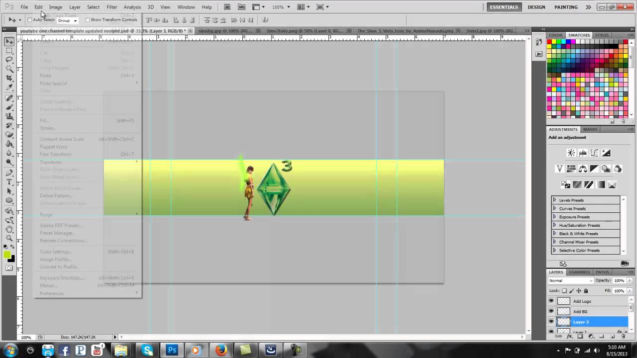 My Sims Banner?! (Tutorial 001)! - YouTube