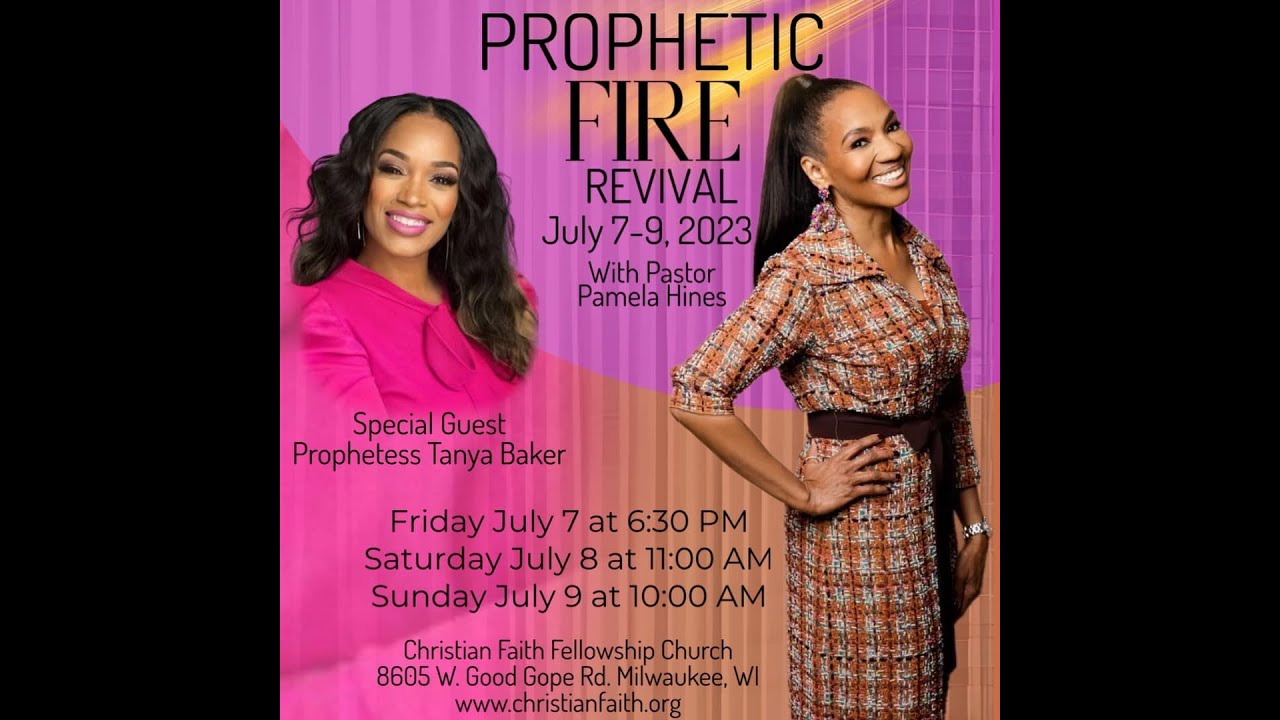 PROPHETIC FIRE REVIVAL - PROPHETESS TANYA BAKER - YouTube