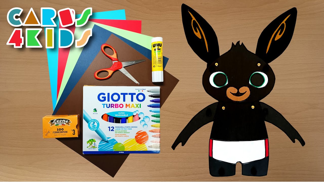 BING 🩲 BABY BATH 🩲 | Easy art with colored cards and sample clips - YouTube