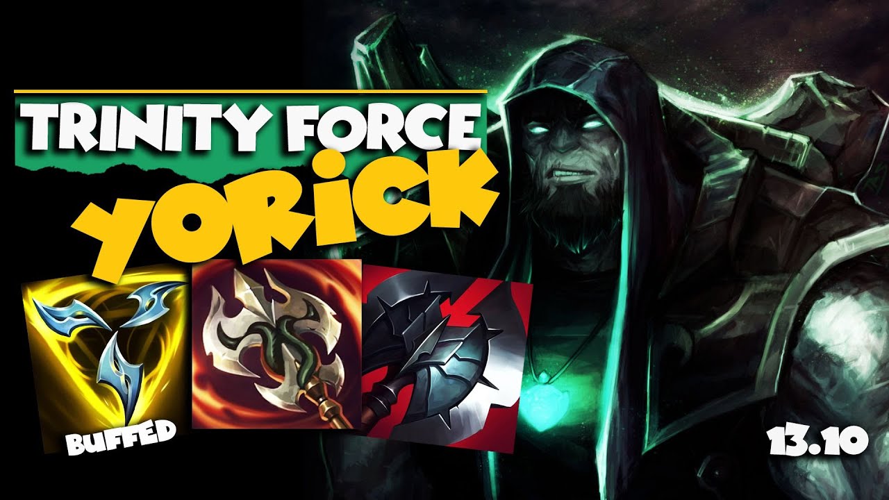 YORICK Is a Beast With BUFFED Trinity Force │League Of Legends Gameplay ...