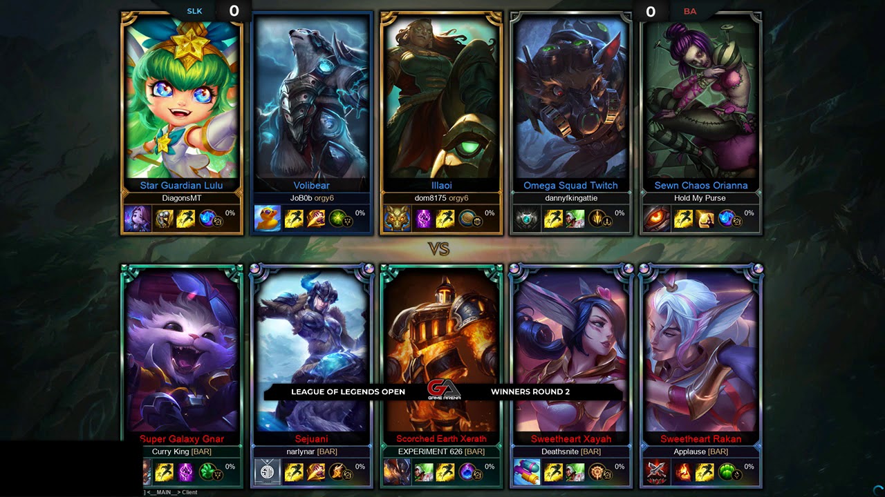 LoL Open - SLK vs. Boosted Animals - YouTube