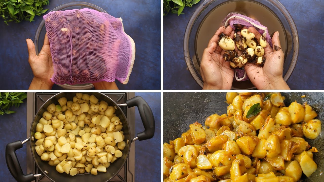 Koorka Cleaning | Koorka Mezhukkupuratti | How To Clean and Cook Koorka ...