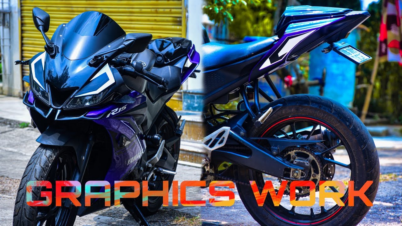 Home made decals and wrap install on R15 V3 - YouTube