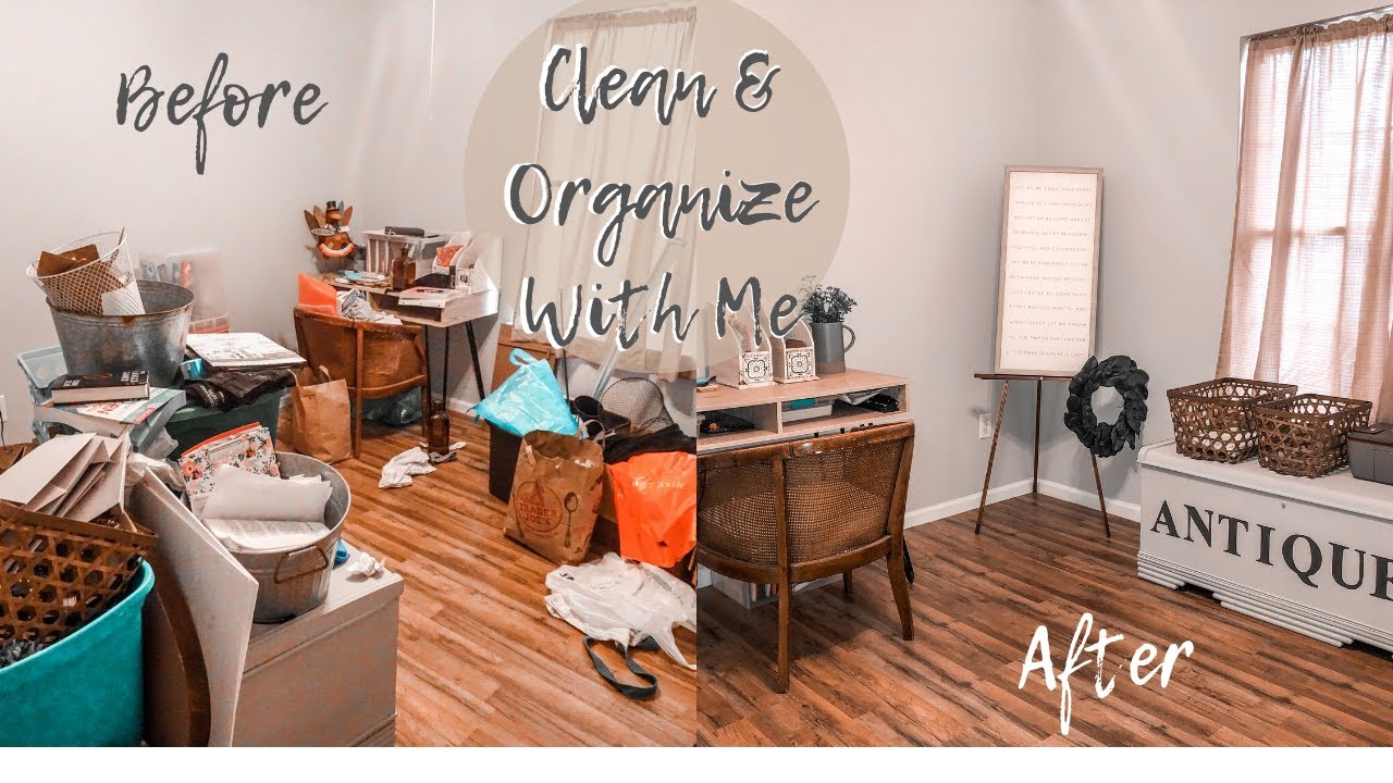 Disaster Office Clean With Me | ULTIMATE Office Clean With Me - YouTube