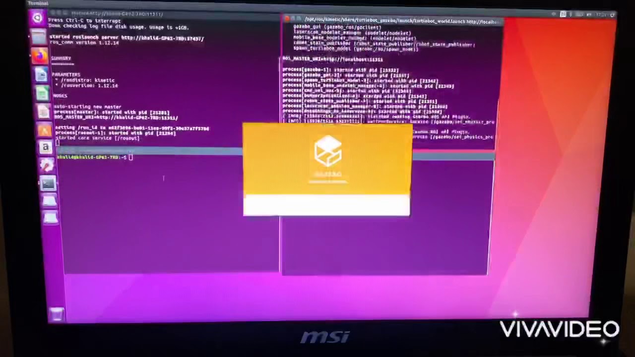 Running Turtlebot simulation (ROS kinetic) - YouTube