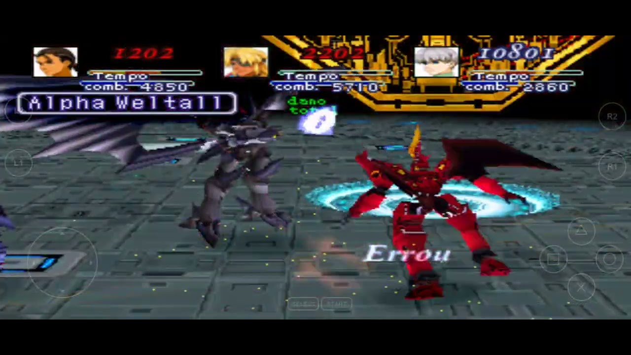 Xenogears como derrotar Alpha Weltall (Vai precisar do equipamento ...