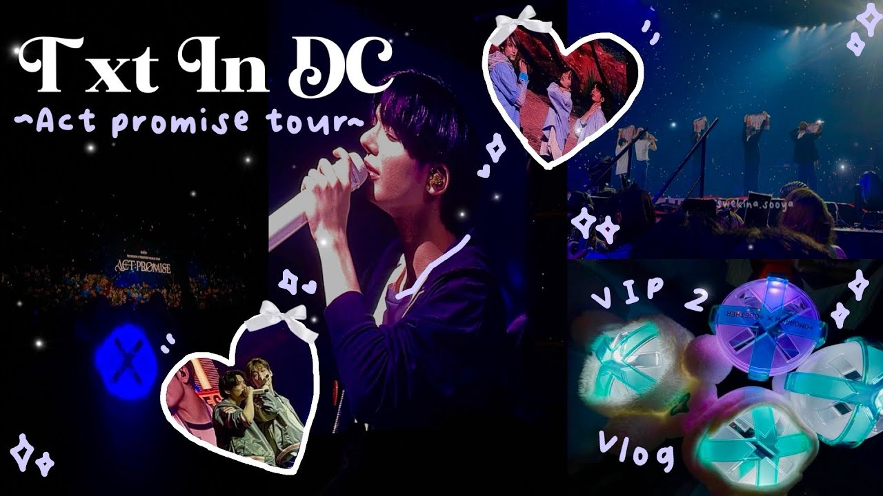 TXT ACT: PROMISE TOUR VLOG ☆ (first time VIP, VIP 2, merch, freebies ...