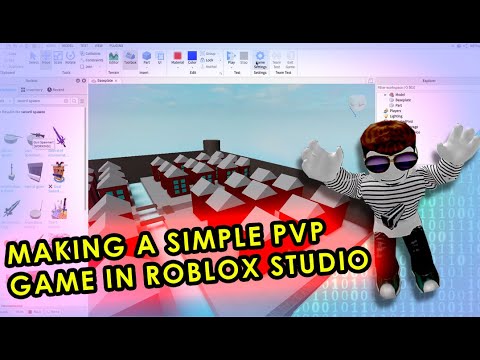 ROBLOX STUDIO! TIME LAPSE! Making a PVP game. - YouTube