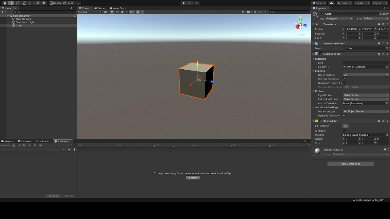 Bouncing animation Unity Tutorial - YouTube