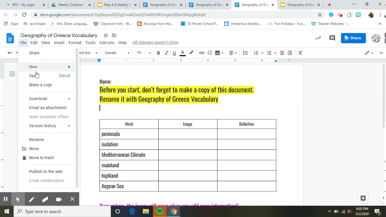 Making a Copy Tutorial - YouTube
