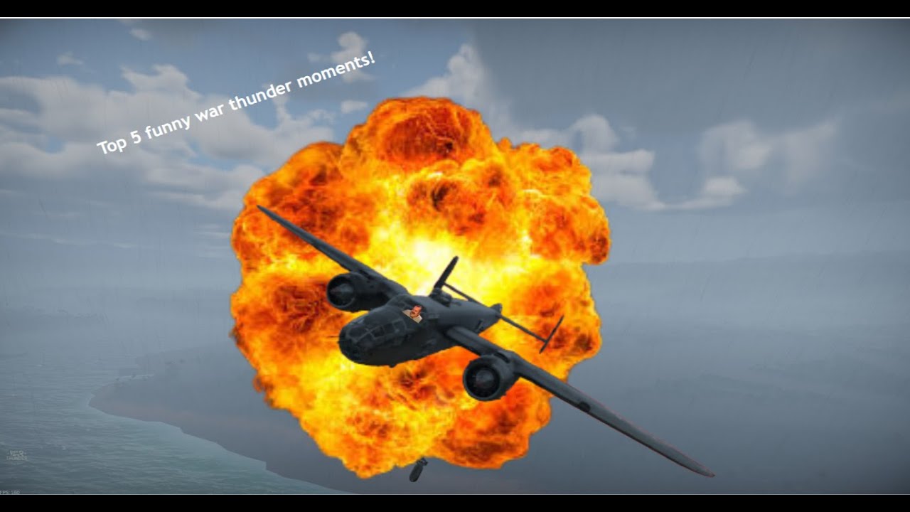 5 funny war thunder clips - YouTube