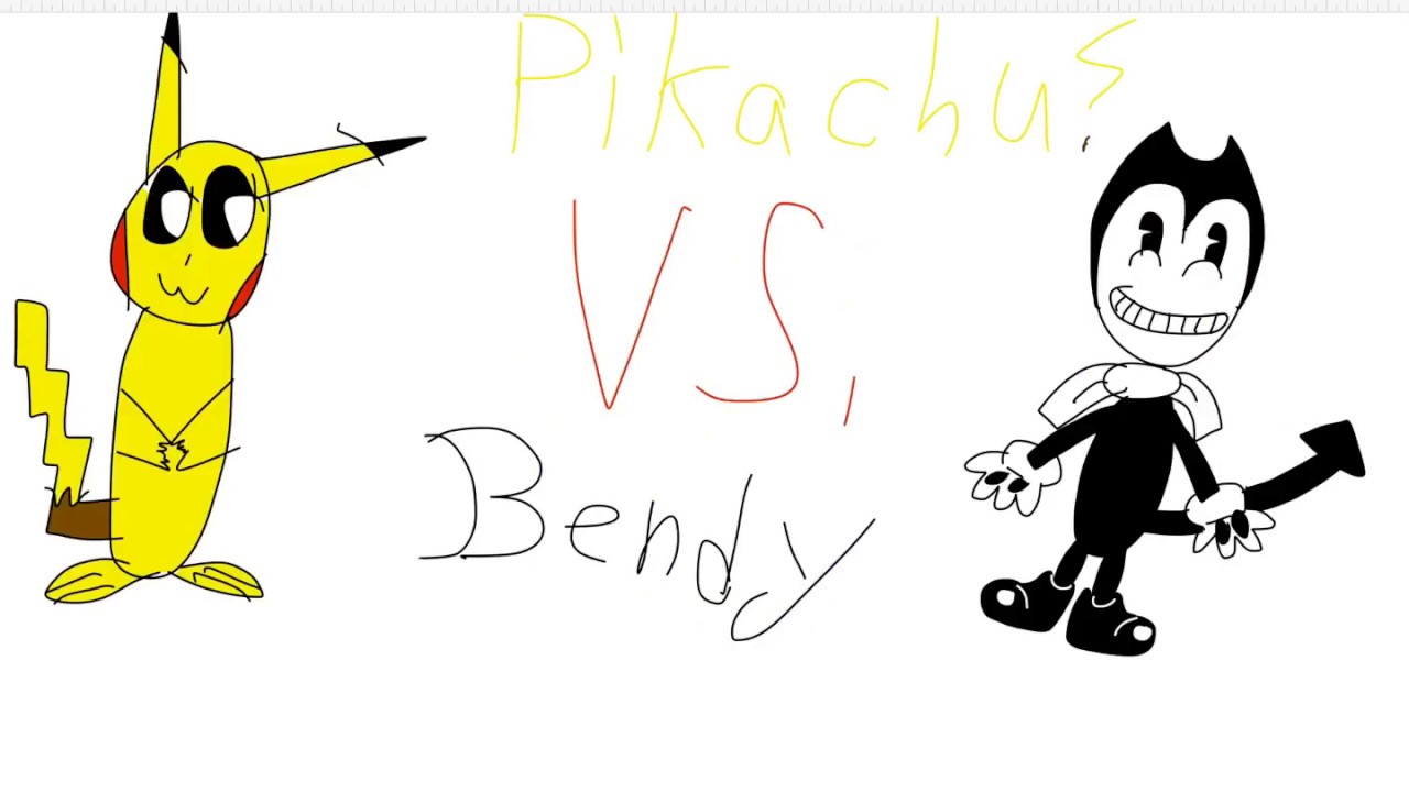 Pikachu VS. Bendy - YouTube