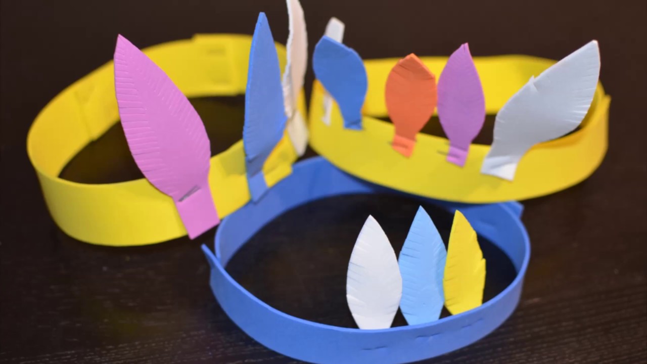 Handmade Indian headdress from EVA foam - YouTube