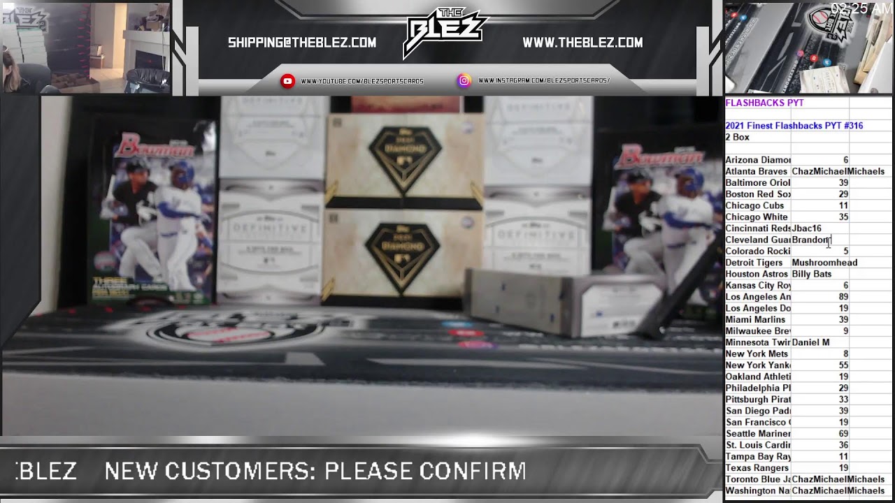 Blez Baseball Sports Cards Live Stream - YouTube