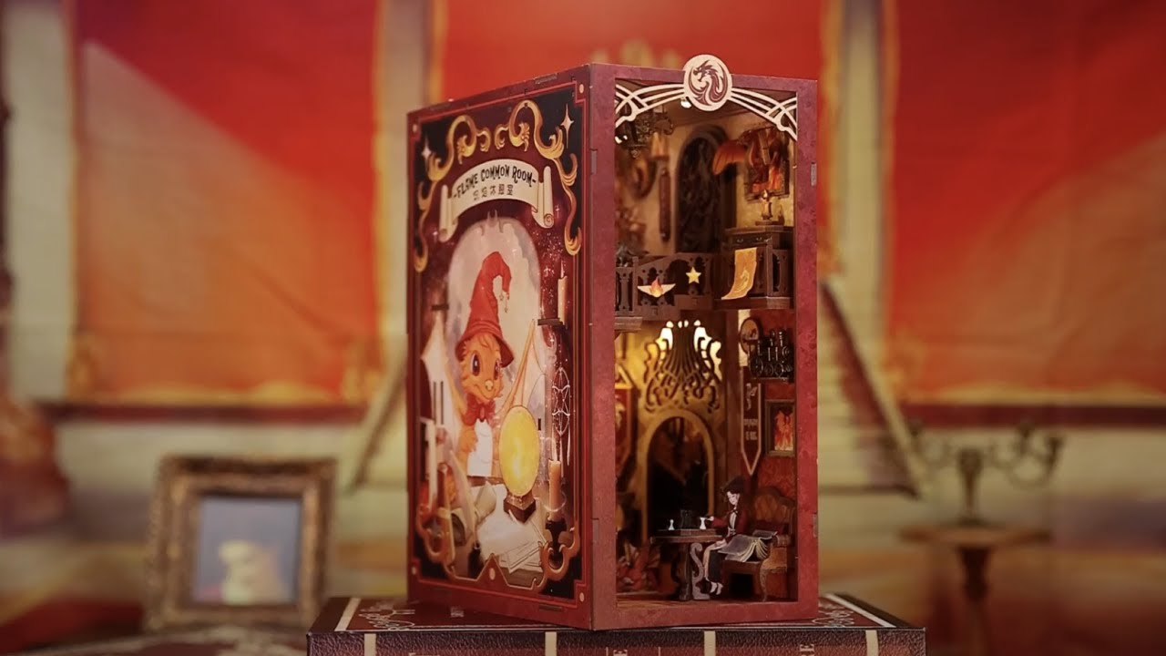 Draken Boek - Flame Common Room - RK01 - Cutebee - BuilDIY - YouTube