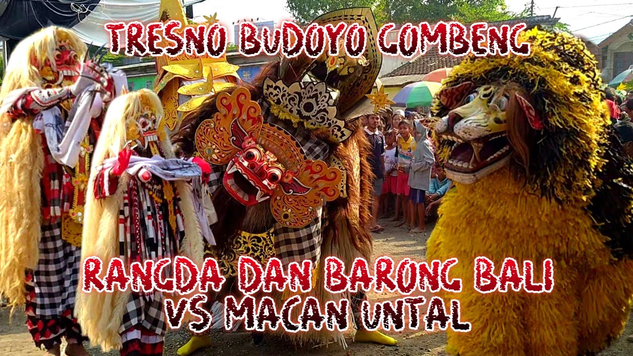 metune Rande lan barong Bali tresno Budoyo #tresnobudoyogombengsari # ...