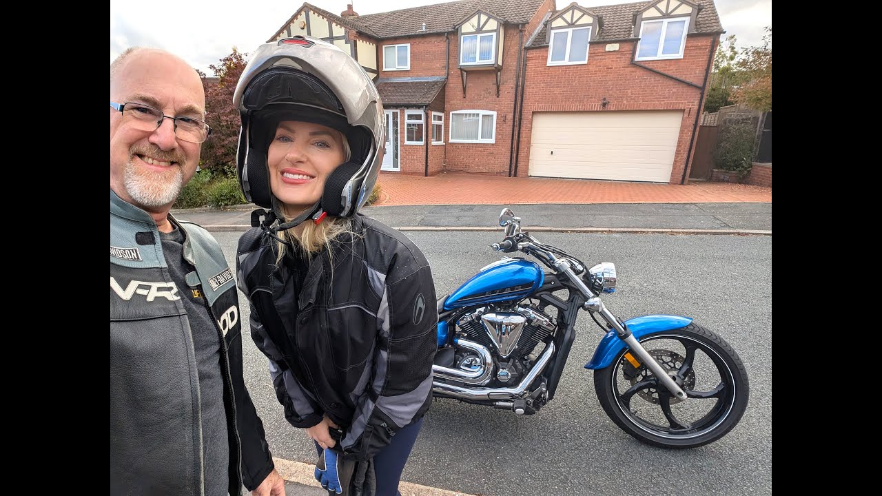 Motorcycle Ride with Lou.... Yamaha Stryker & Honda Deauville 😀 - YouTube