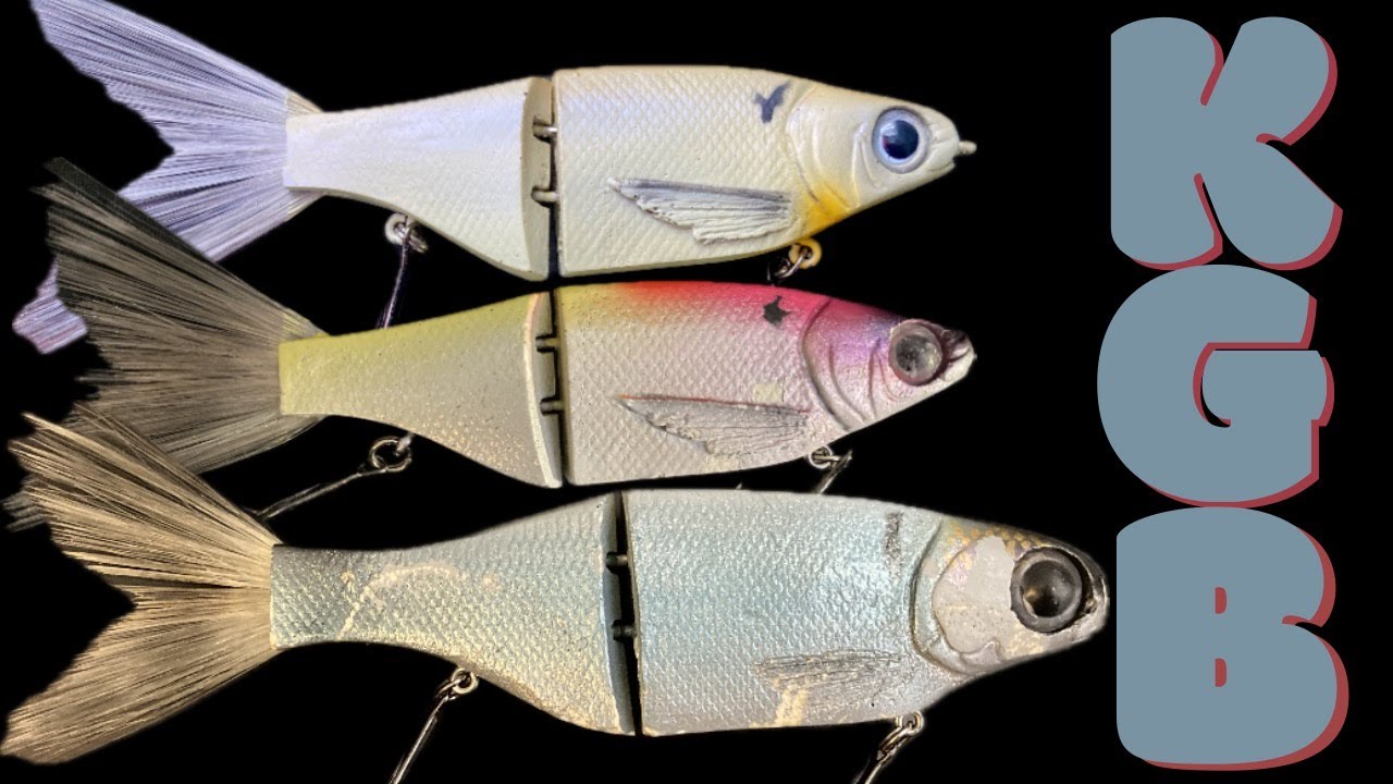 Big Maryland Bass on the New KGB Chad Shad and Legend Colors - YouTube