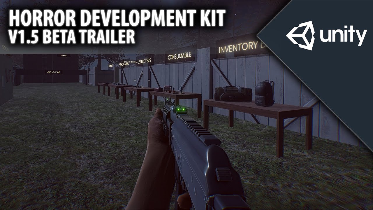 Horror Development Kit - v1.5 Beta Release Trailer - Unity Asset - YouTube