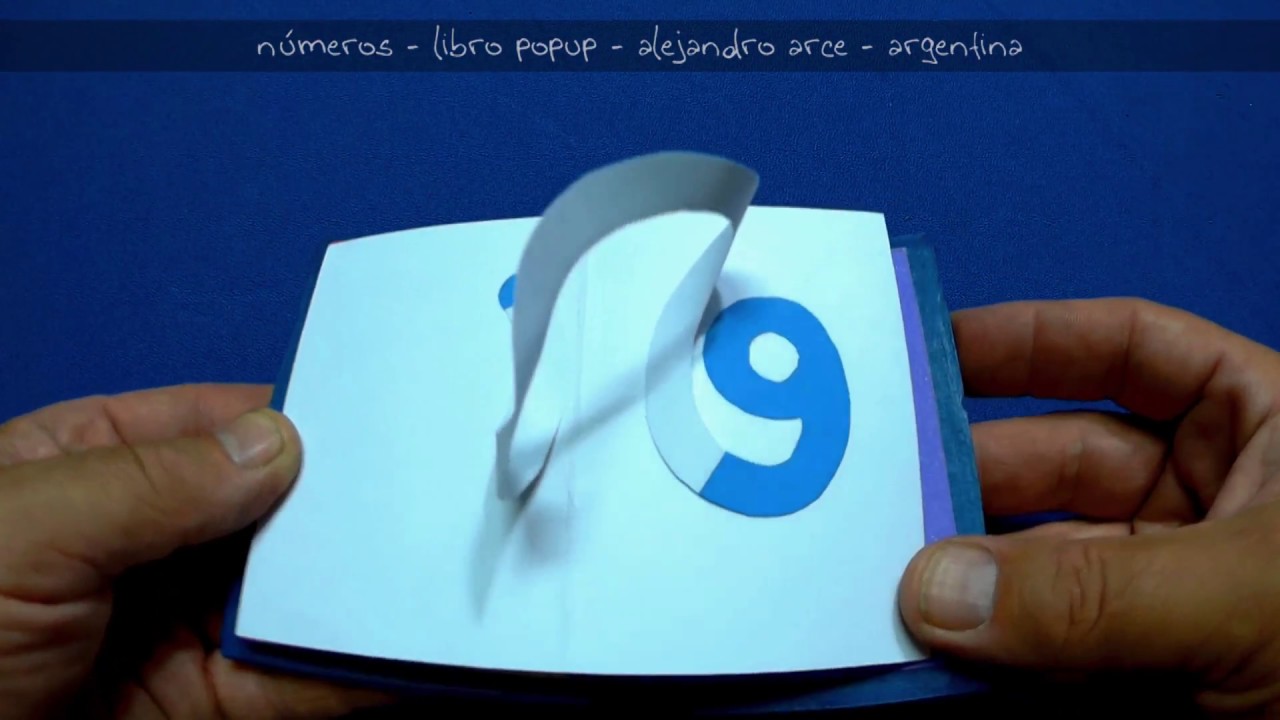 Números - libro popup - YouTube