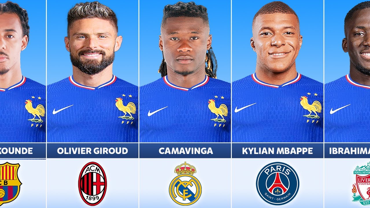 FRANCE SQUAD EURO 2024 | UEFA EURO 2024 - YouTube