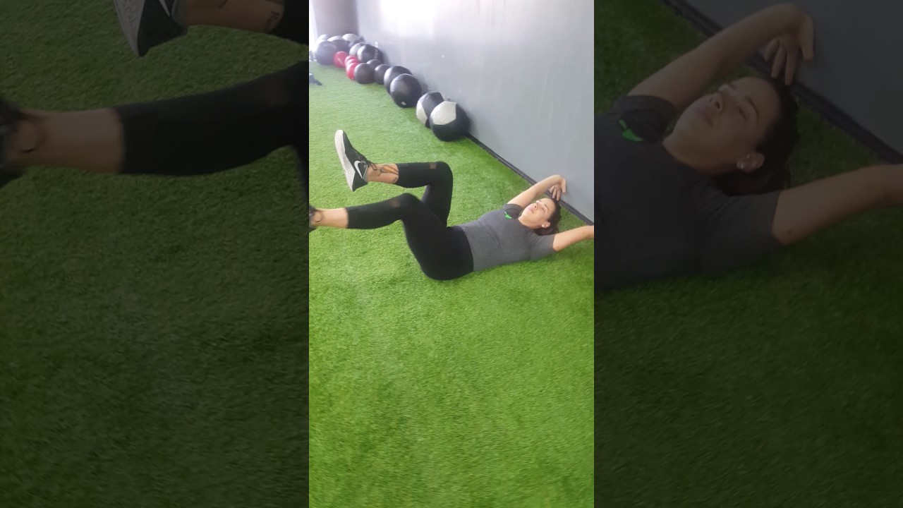 Deadbug Hands on Wall - YouTube