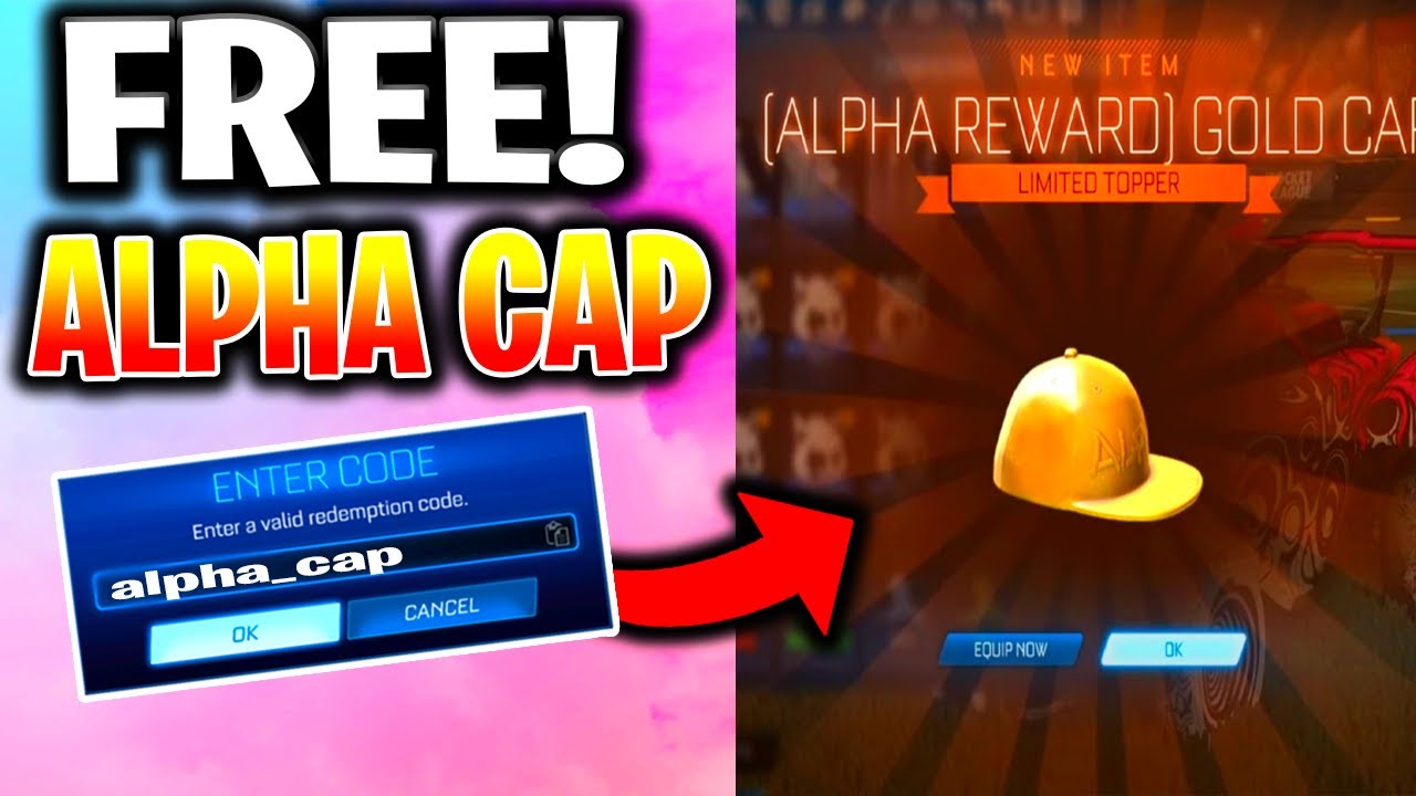 Rocket League FREE Alpha CAP Glitch! - YouTube