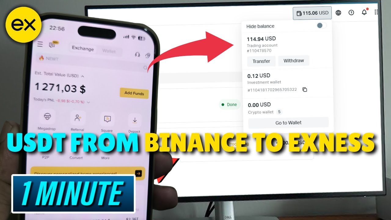 How to transfer USDT from Binance to Exness (Live Deposit) - YouTube
