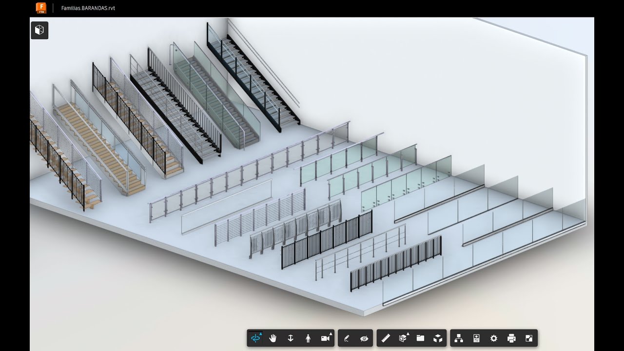 Revit Clase de Familias de Barandas - YouTube