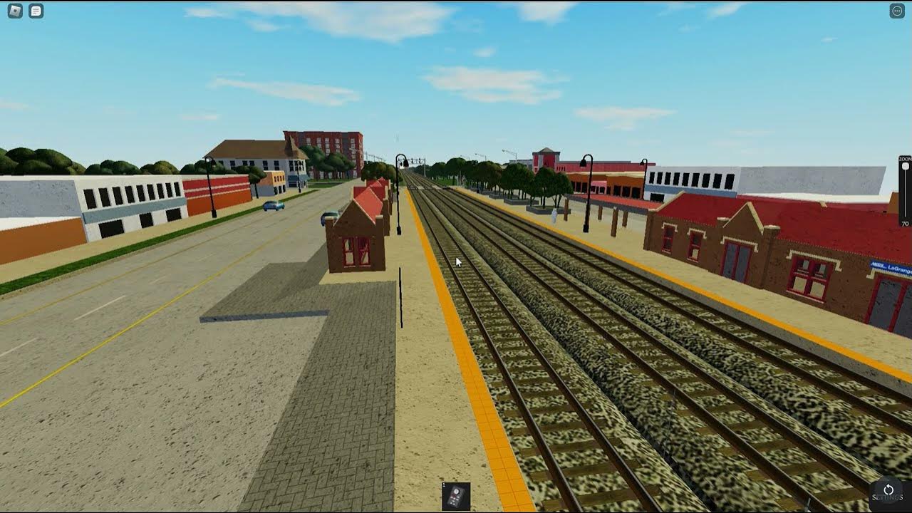 roblox railfanning at LaGrange Road (Metra RaceTrack Train Sim) - YouTube