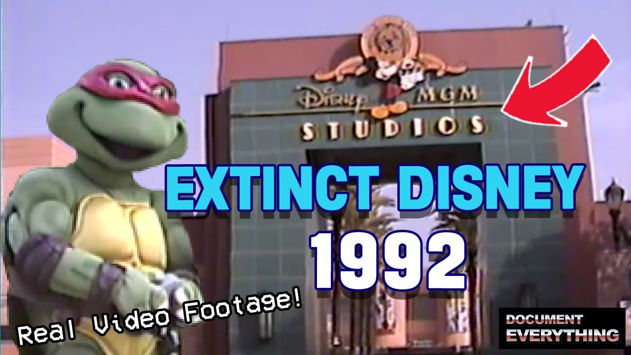 Extinct Disney - A Day at Disney MGM Studios in 1992 - Backlot Tour ...