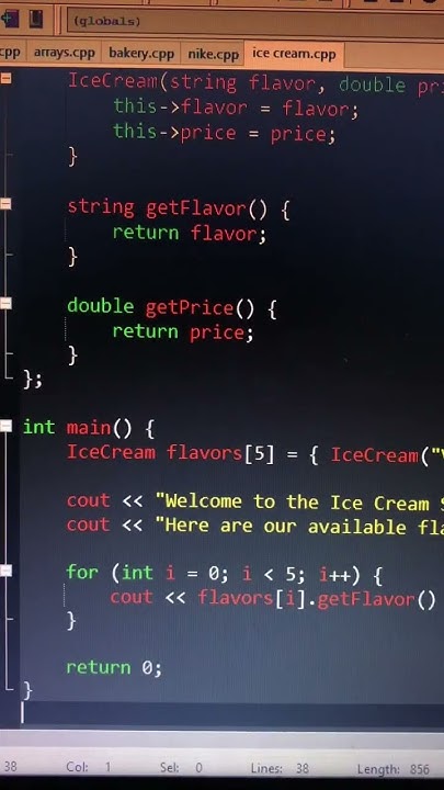 Ice Cream Shop C Coders Codinglife Codingninja Codemasters Coding Codelife Code Coders