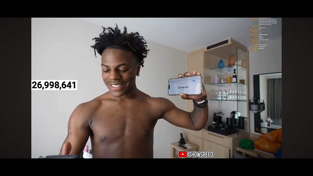 i show speed hit 27 million subscribers - YouTube