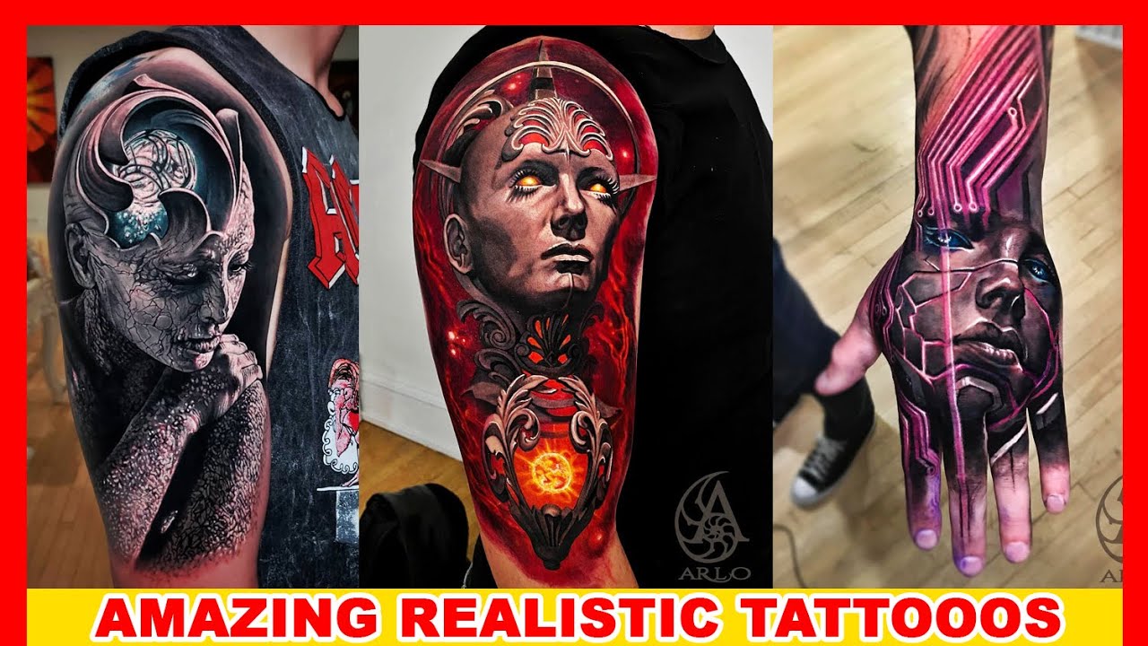 Realistic Amazing Tattoos Realism Tattoos | Best Tattoo Artist | Cesar