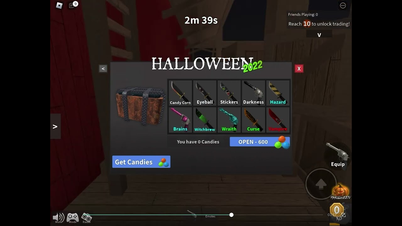 UnBoxing The New Hallowen crate In MM2 (Roblox)🥳😎 - YouTube