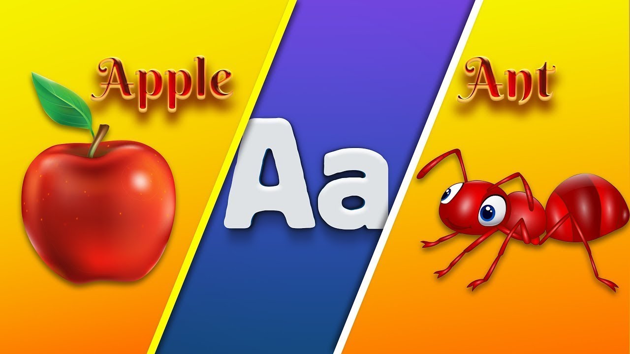 Phonics Song with TWO Words - A For Apple - ABC Alphabet Songs with ...