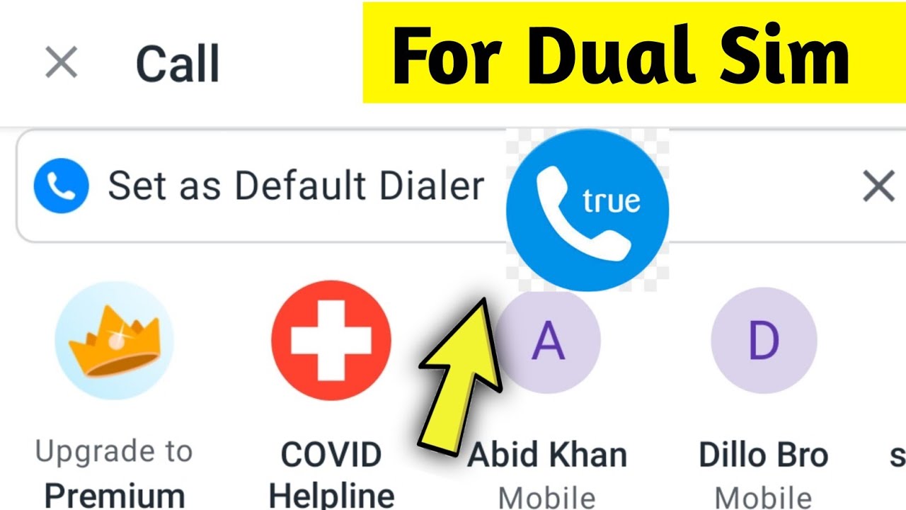 Truecaller for Dual Sim Setting - YouTube