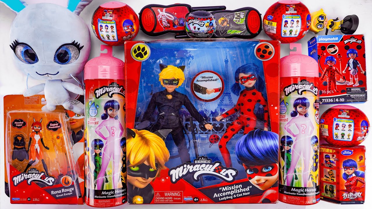 12:58 Minutes Satisfying with Unboxing Cute Miraculous Ladybug Toys ...
