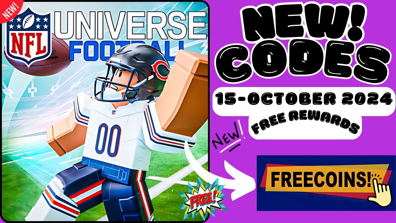 *NEW* ALL WORKING CODES FOR [S10] NFL UNIVERSE FOOTBALL IN OCTOBER 2024 ...