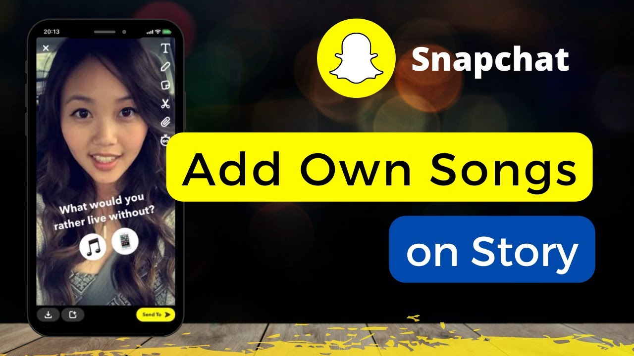 How To Add Your OWN Songs To Snapchat Story !! - YouTube