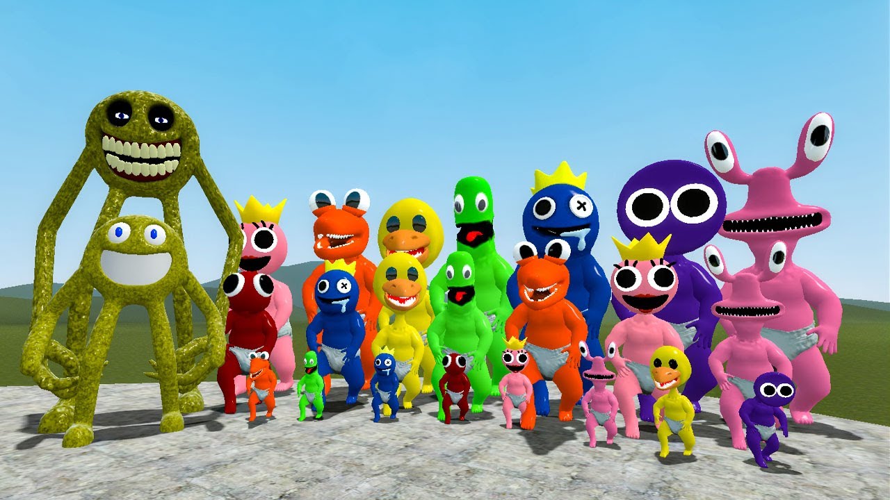All Depraved Smiley Vs Panda Creatures!? In Garry's Mod,... - YouTube