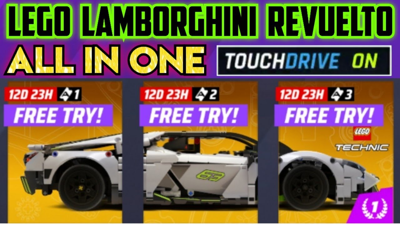 Asphalt Legends - LEGO LAMBORGHINI REVUELTO Tour | All in One ...