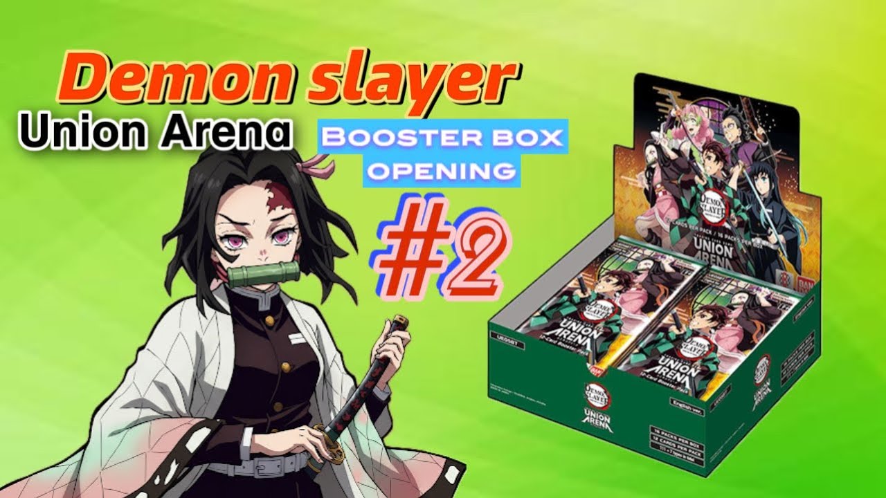 Demon Slayer Union Arena Booster Box #2 - YouTube