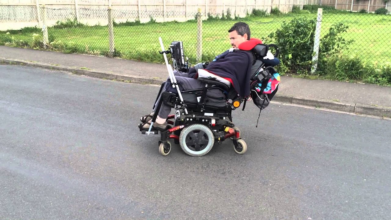 Eyedrivomatic eyegaze only wheelchair control, development video - YouTube